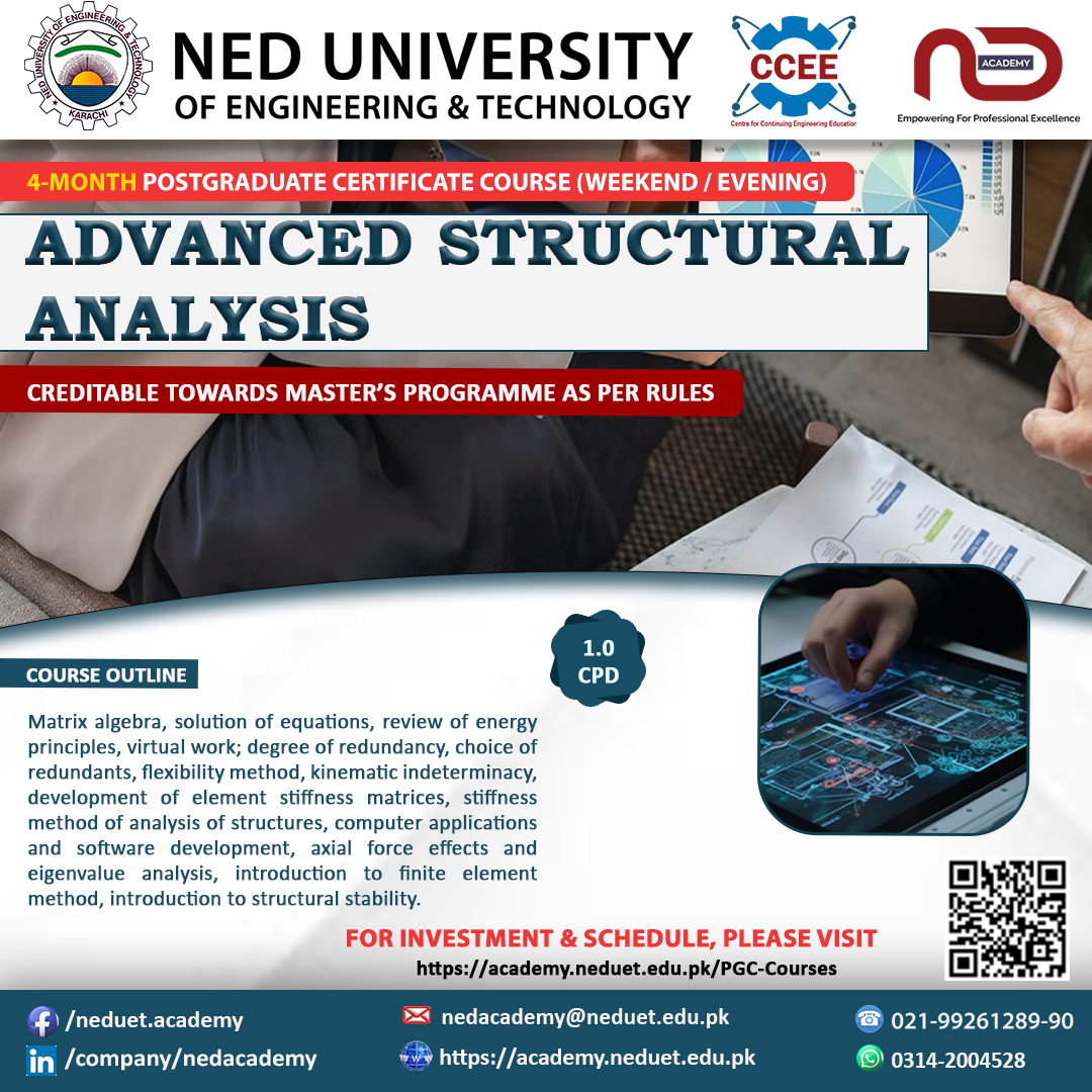 List of Courses | NED Academy - CCEE | CMPP